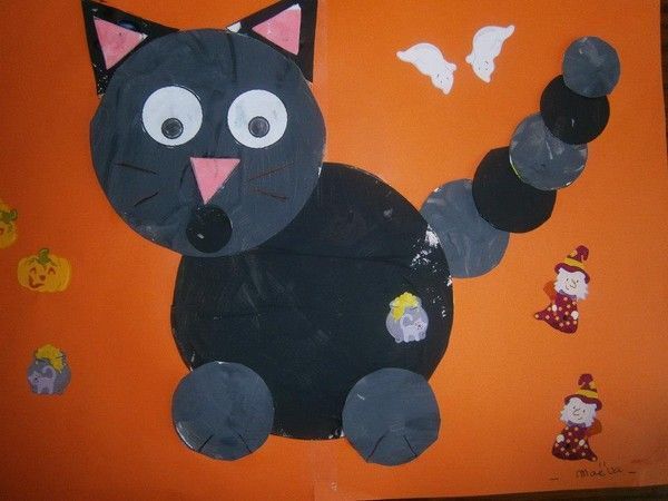 chat d'halloween chez nounou sandrine